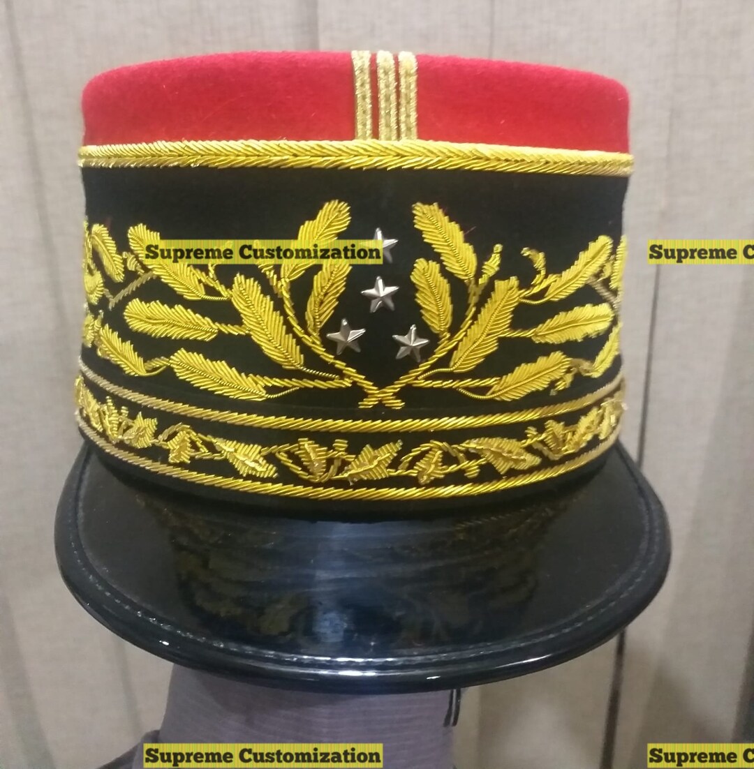 French Army Military General Kepi - Etsy