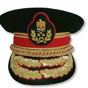 Colonel Gaddafi Military Army General Officer Parade Dress Visor Hat ...