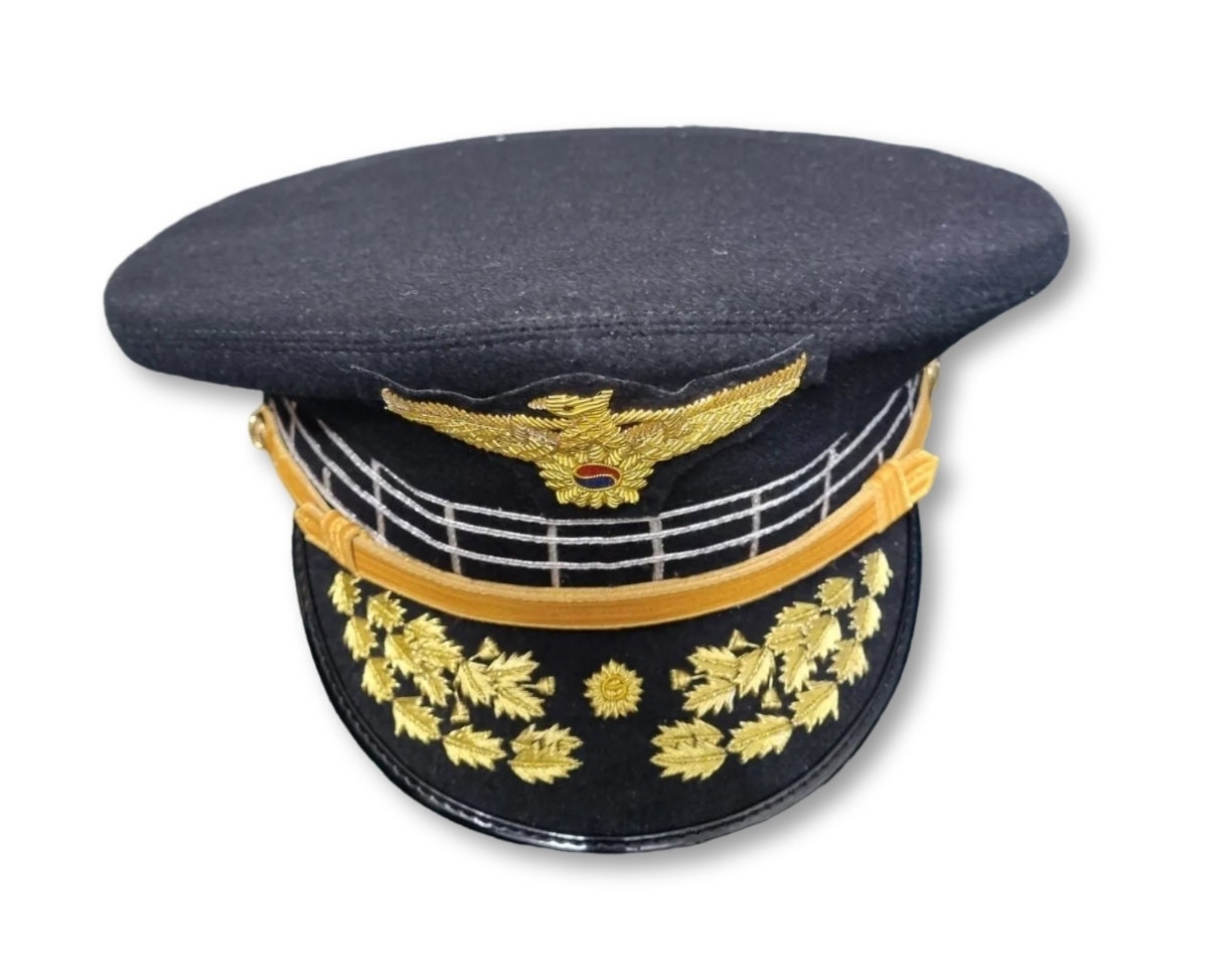 South Korea Police General Hat Cap Hand Made Hand Embroidered All Sizes ...