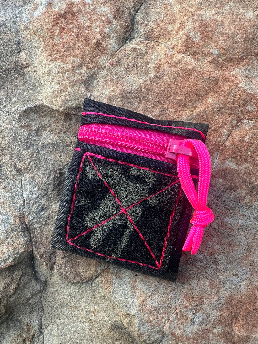 Multicam Black and Hot Pink Mini Zipper Pouch - Etsy