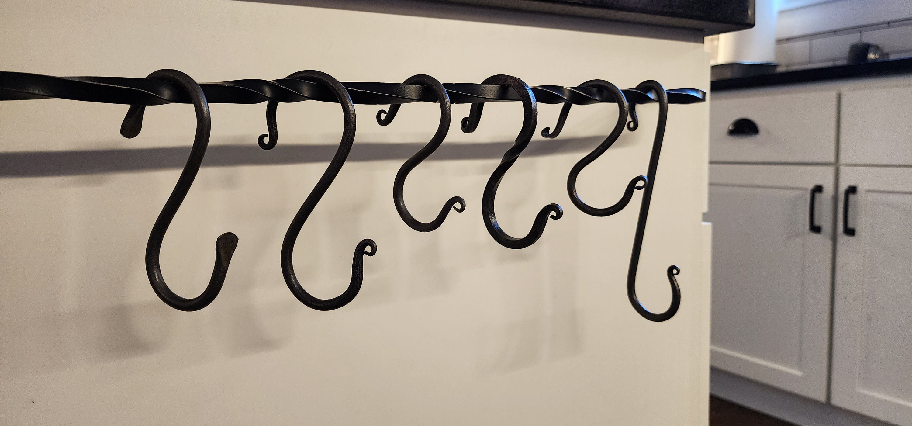 Hand Forged Twisted S Hook - Etsy