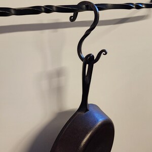 Hand Forged Twisted S Hook - Etsy