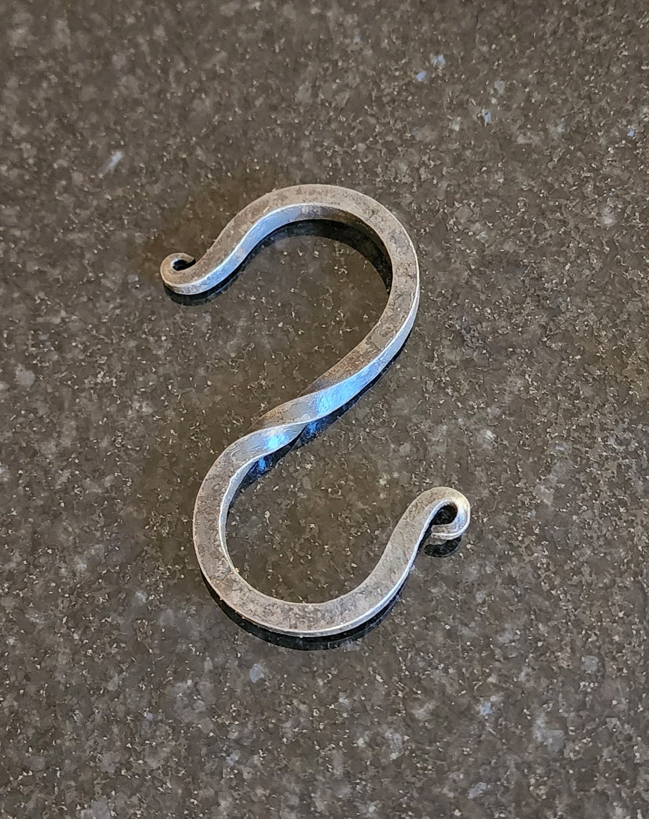 Hand Forged Twisted S Hook - Etsy