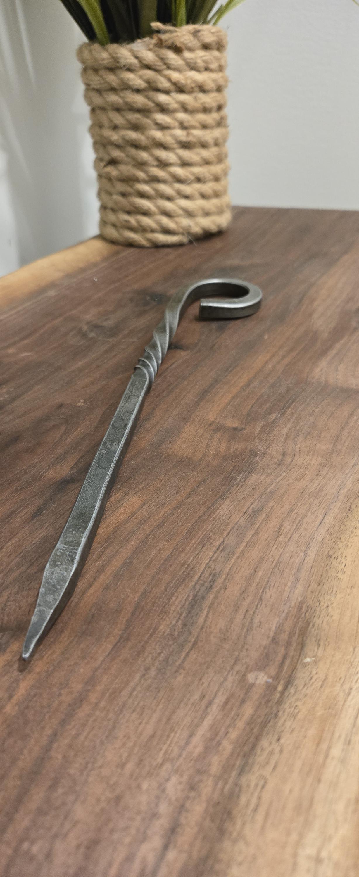 Hand Forged Steel Tent Stake: Rustic Camping Gear, Twisted or Plain - Etsy