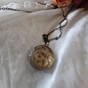 MOURNING: Victorian Locket With Human Hair Locks, Mourning Jewellery ...