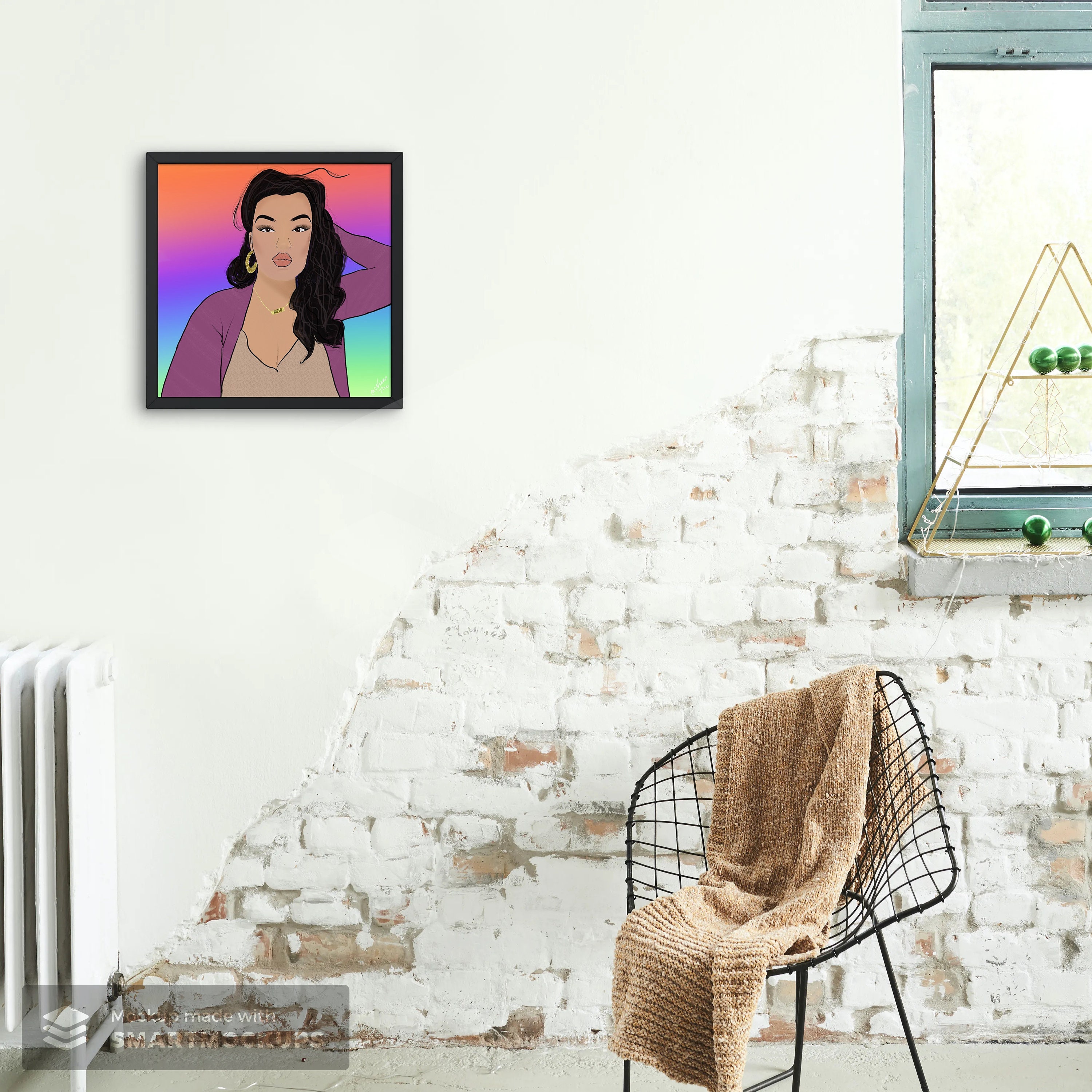 Custom Single Portrait/headshot Illustration - Digital File - Birthday ...