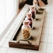 Long Wooden Tray Table Centerpiece Tray Rustic Farmhouse - Etsy