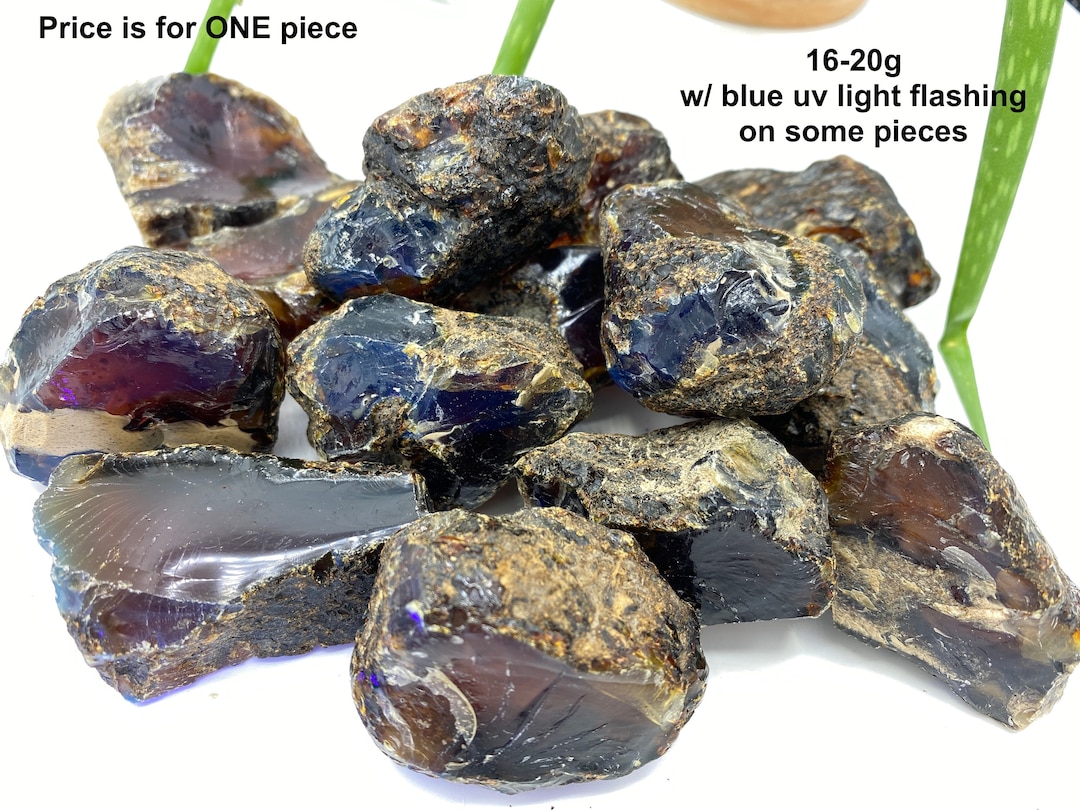 Blue Amber From Indonesia, Raw Amber, Rough Amber, Amber, Sumatran Blue ...
