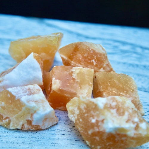 Rough Honey Calcite - Etsy