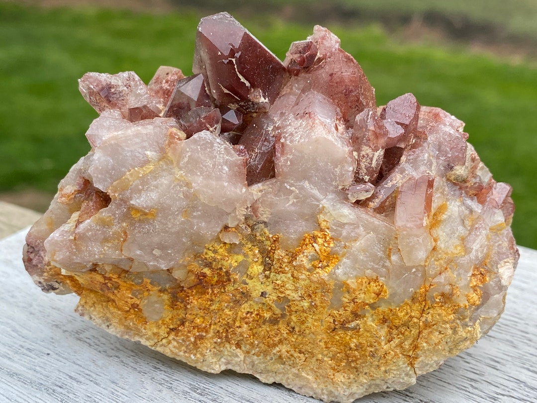 Red Quartz, Orange Quartz, Orange River Quartz, Rare Quartz, Rare ...