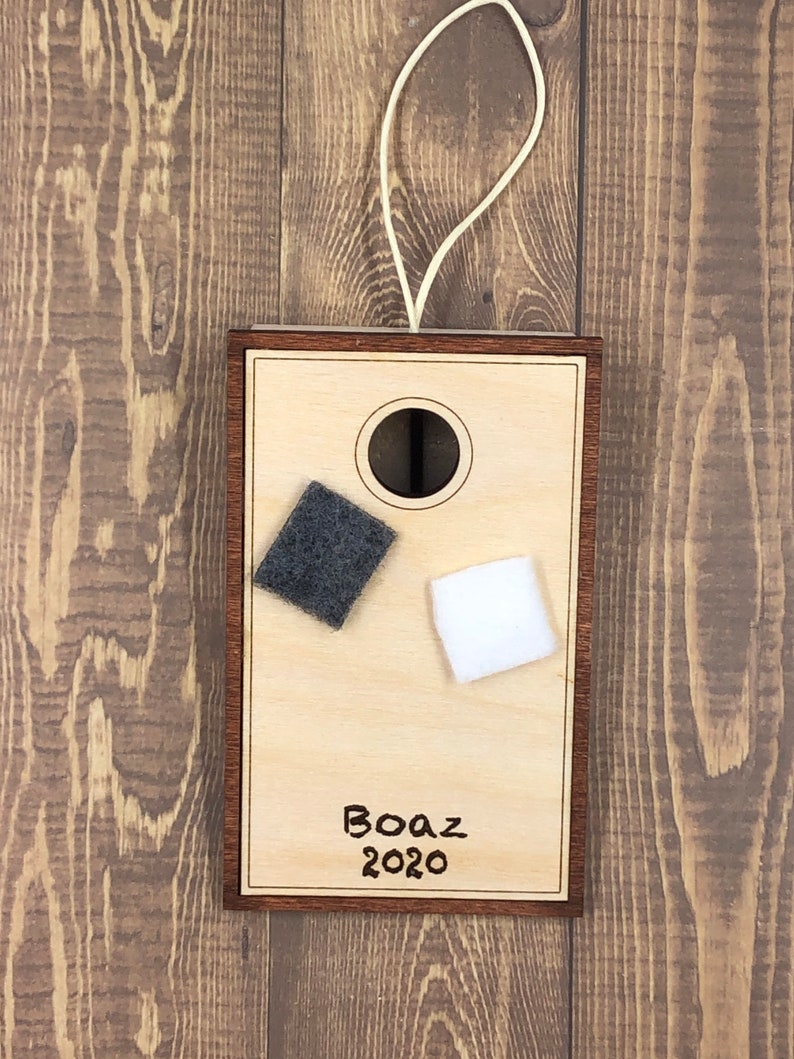 Corn Hole Game Board Ornament Corn Hole Bags Toss Game Etsy