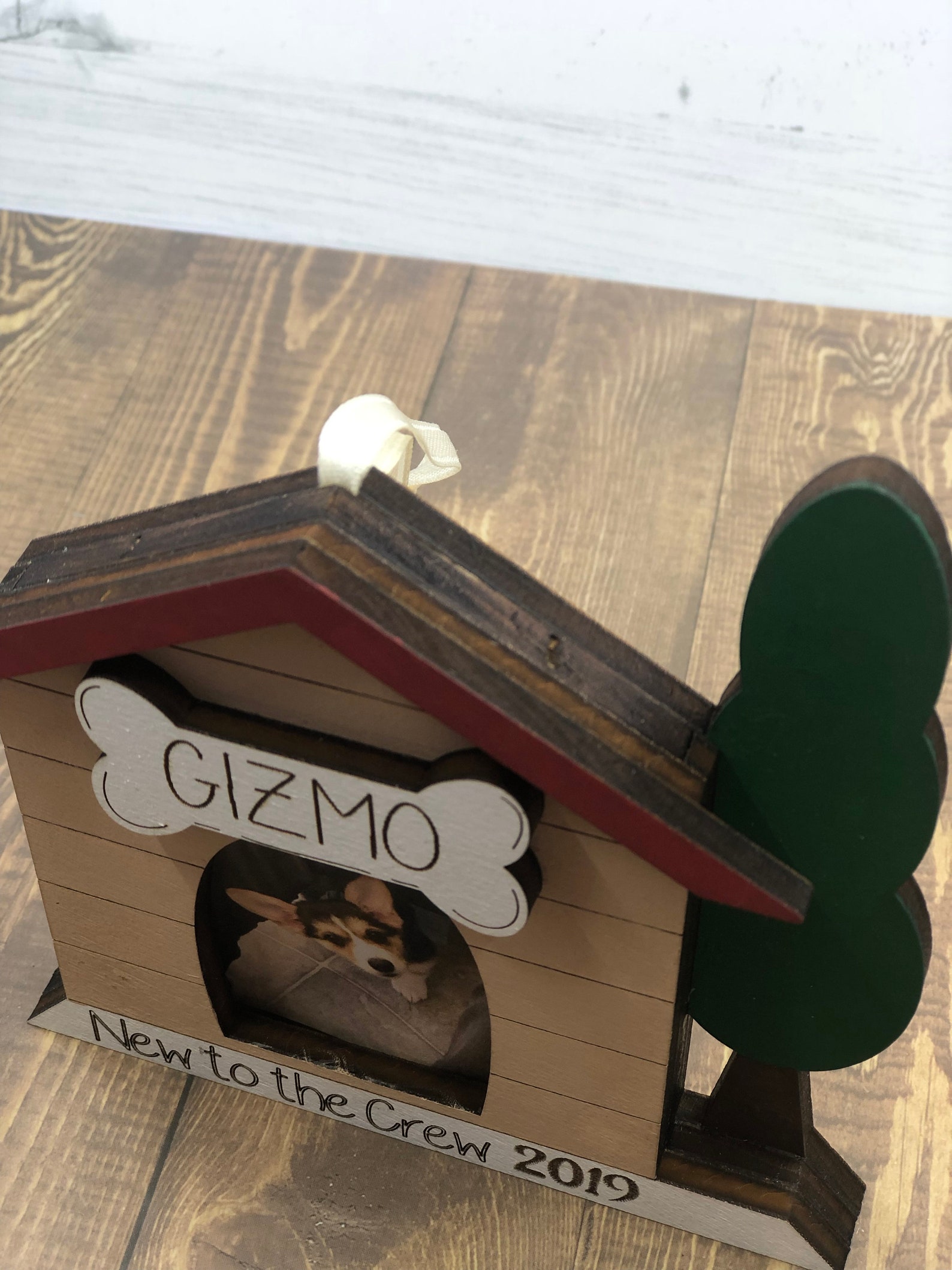 New Puppy Gift Dog Photo Frame Puppys First Christmas - Etsy