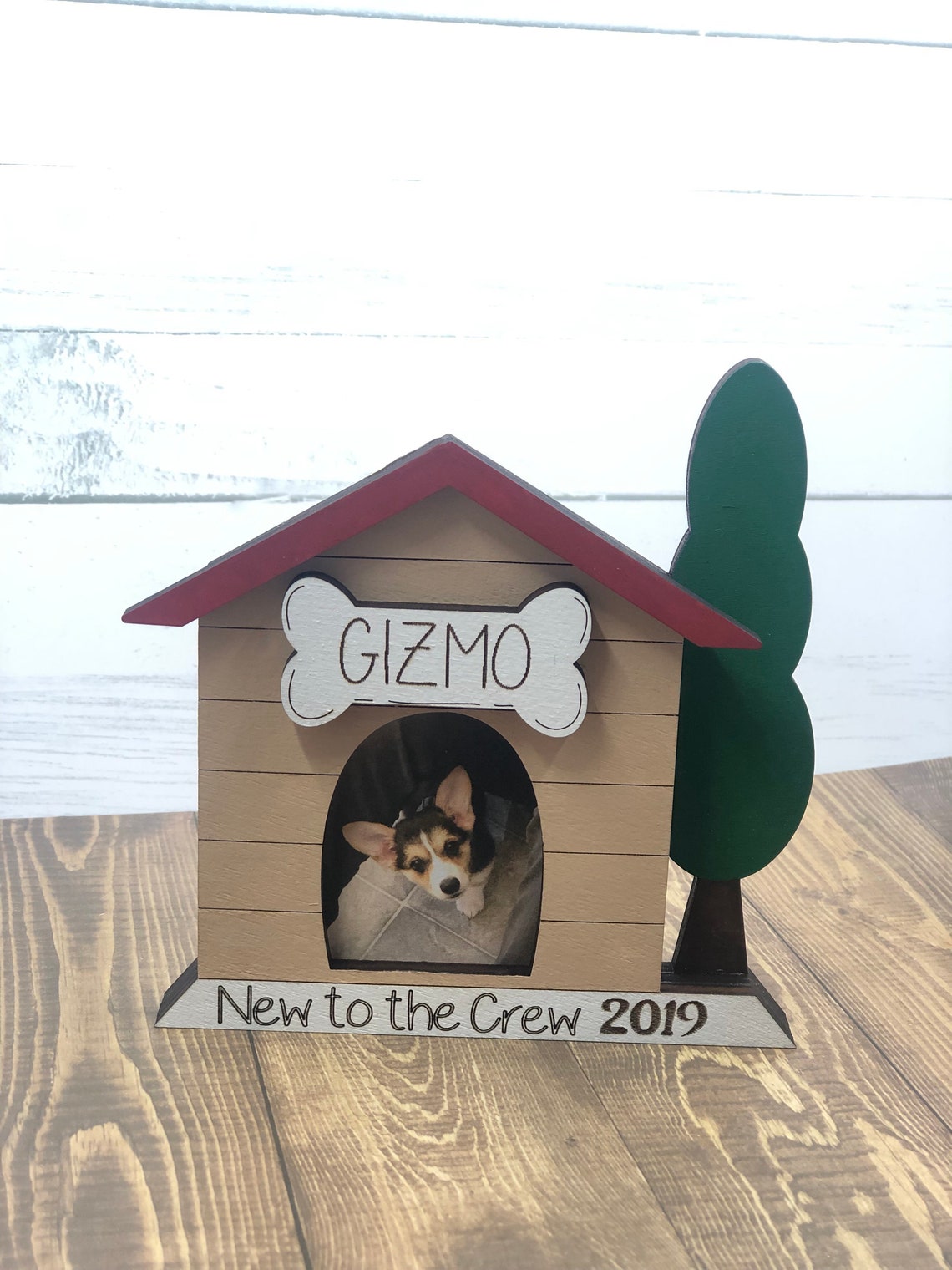 New Puppy Gift Dog Photo Frame Puppys First Christmas - Etsy