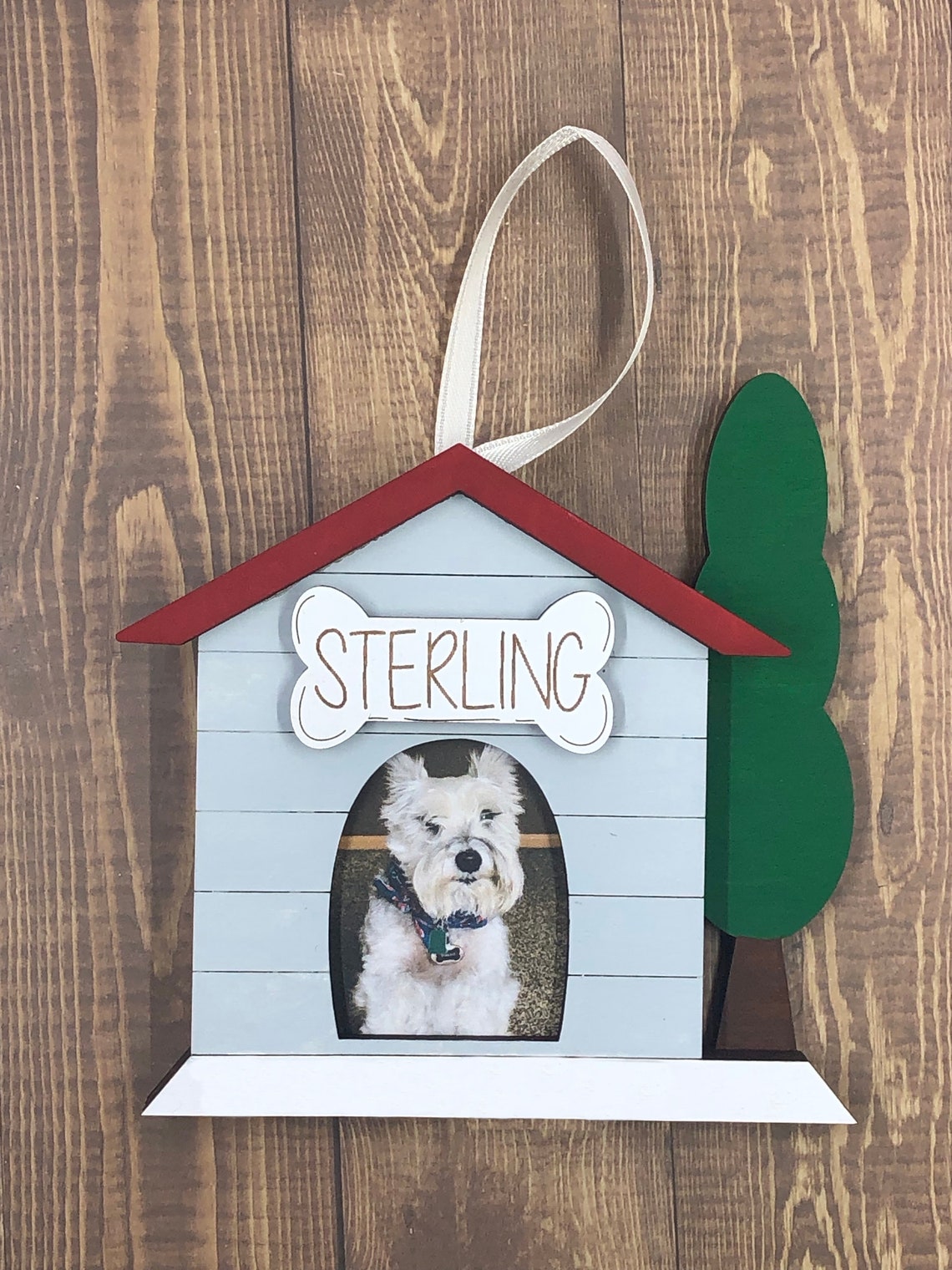 New Puppy Gift Dog Photo Frame Puppys First Christmas - Etsy