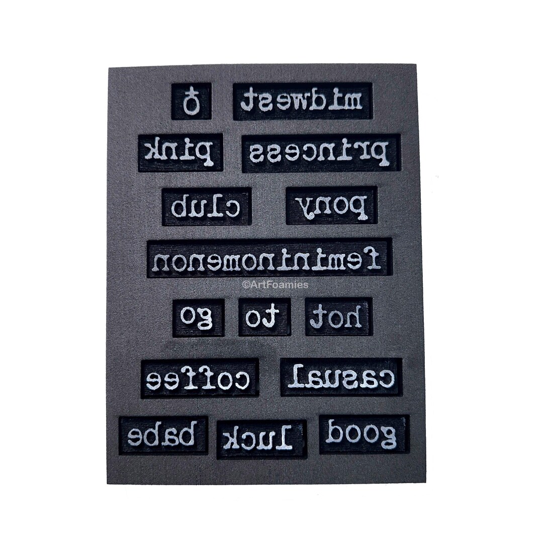 Artfoamies Pop Culture Poetry: Midwest Princess Edition 1 - Set of 15 ...