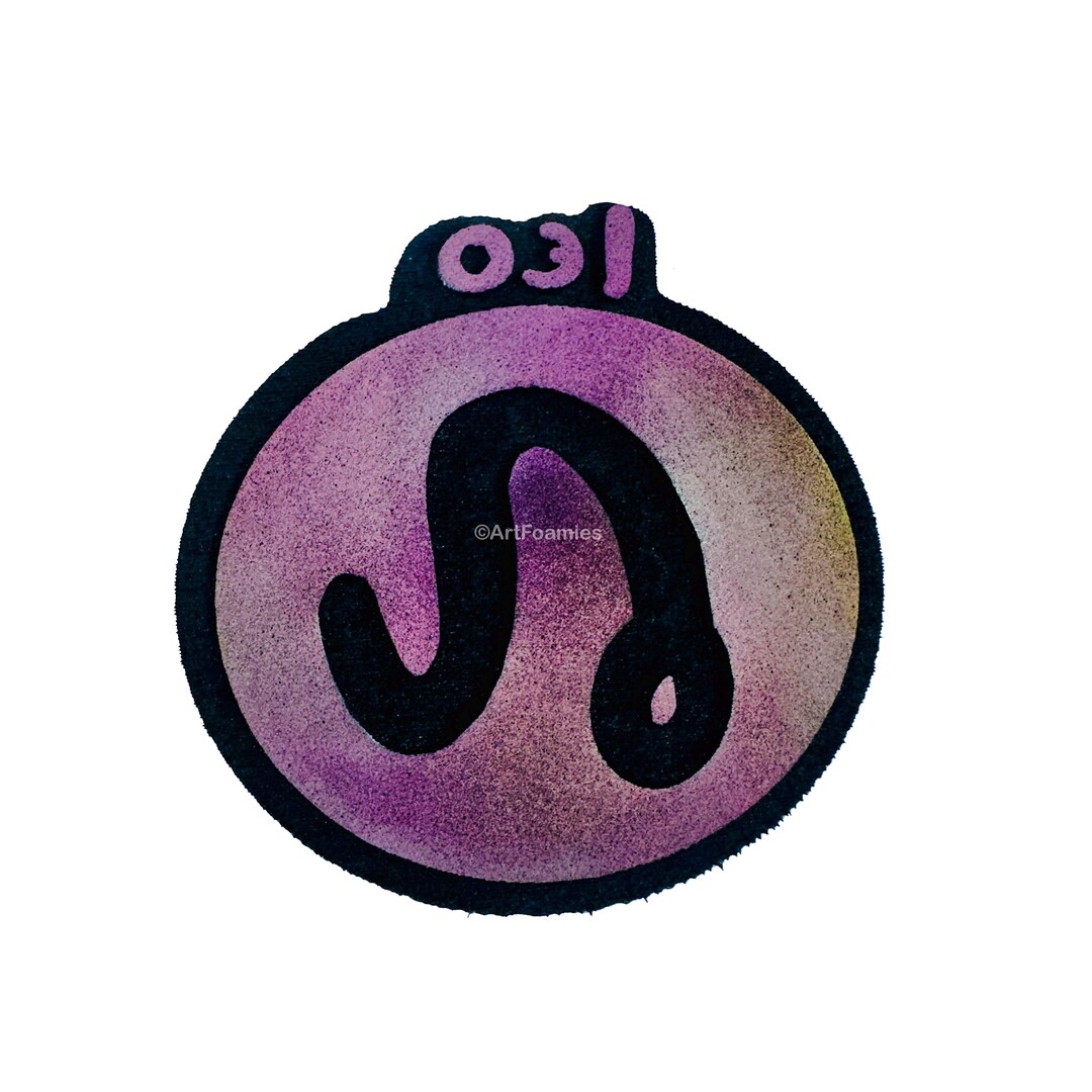 Zodiac Leo Sigil Foam Stamp - Etsy