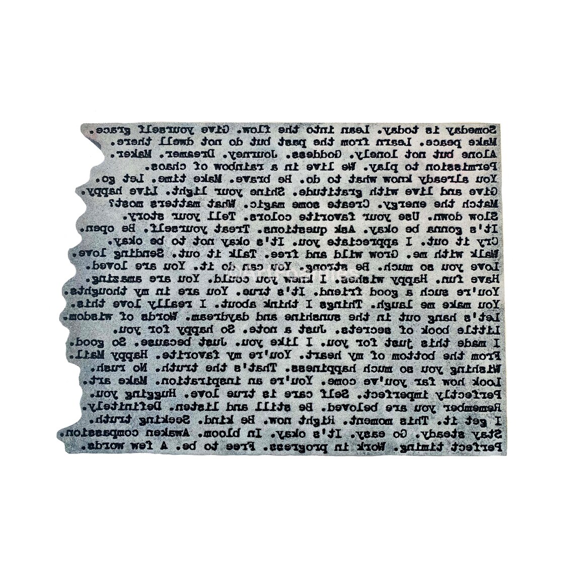 A Few Words Foam Imprint Pad Designed by Kae Pea - Etsy