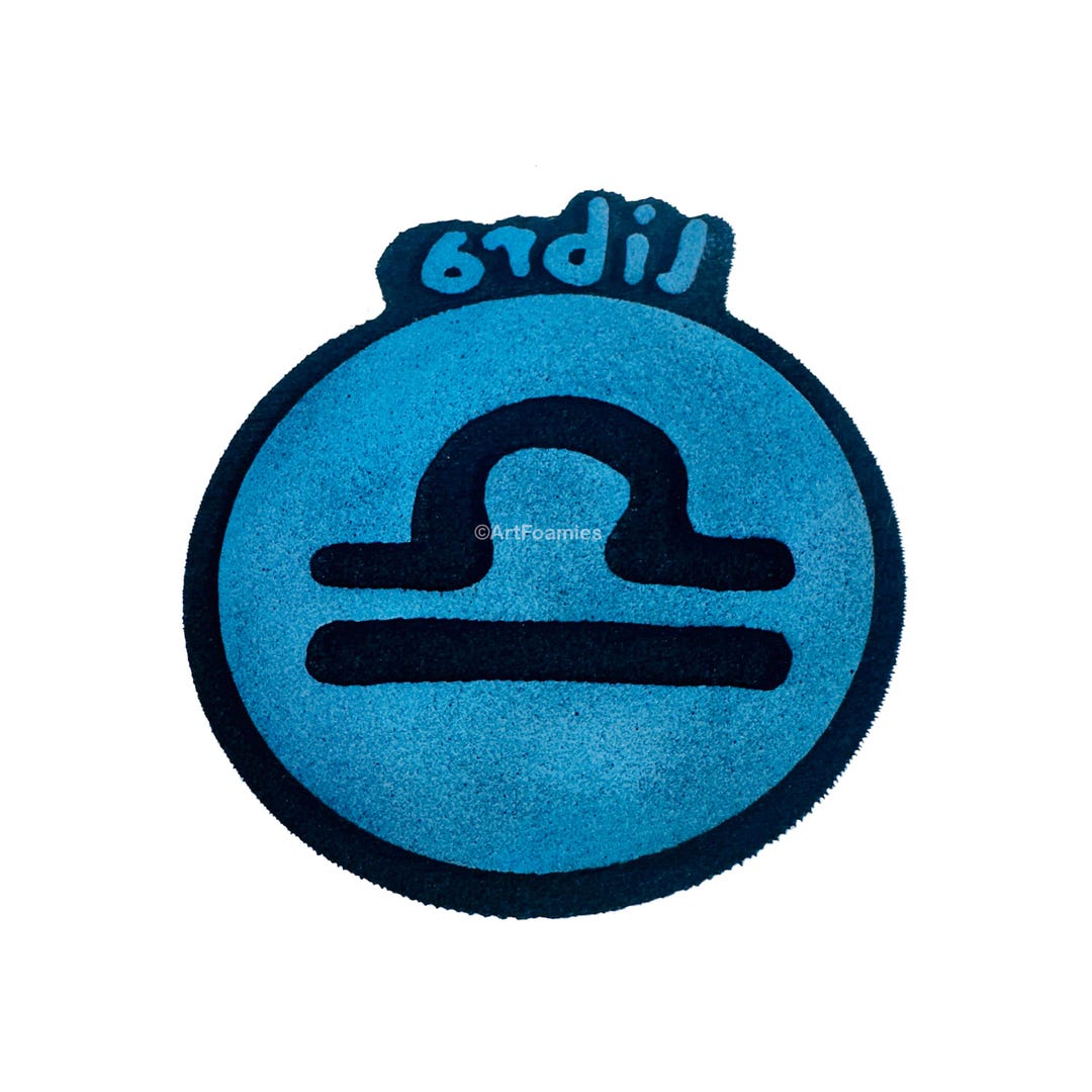 Zodiac Libra Sigil Foam Stamp - Etsy