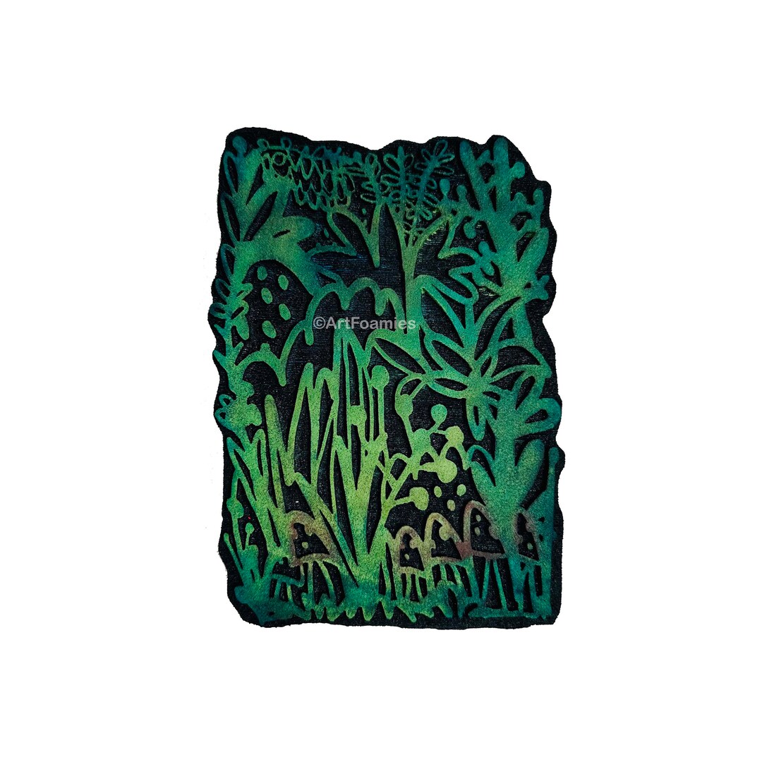 Lush Forest - Foam Stamp Designed by Kae Pea - Etsy