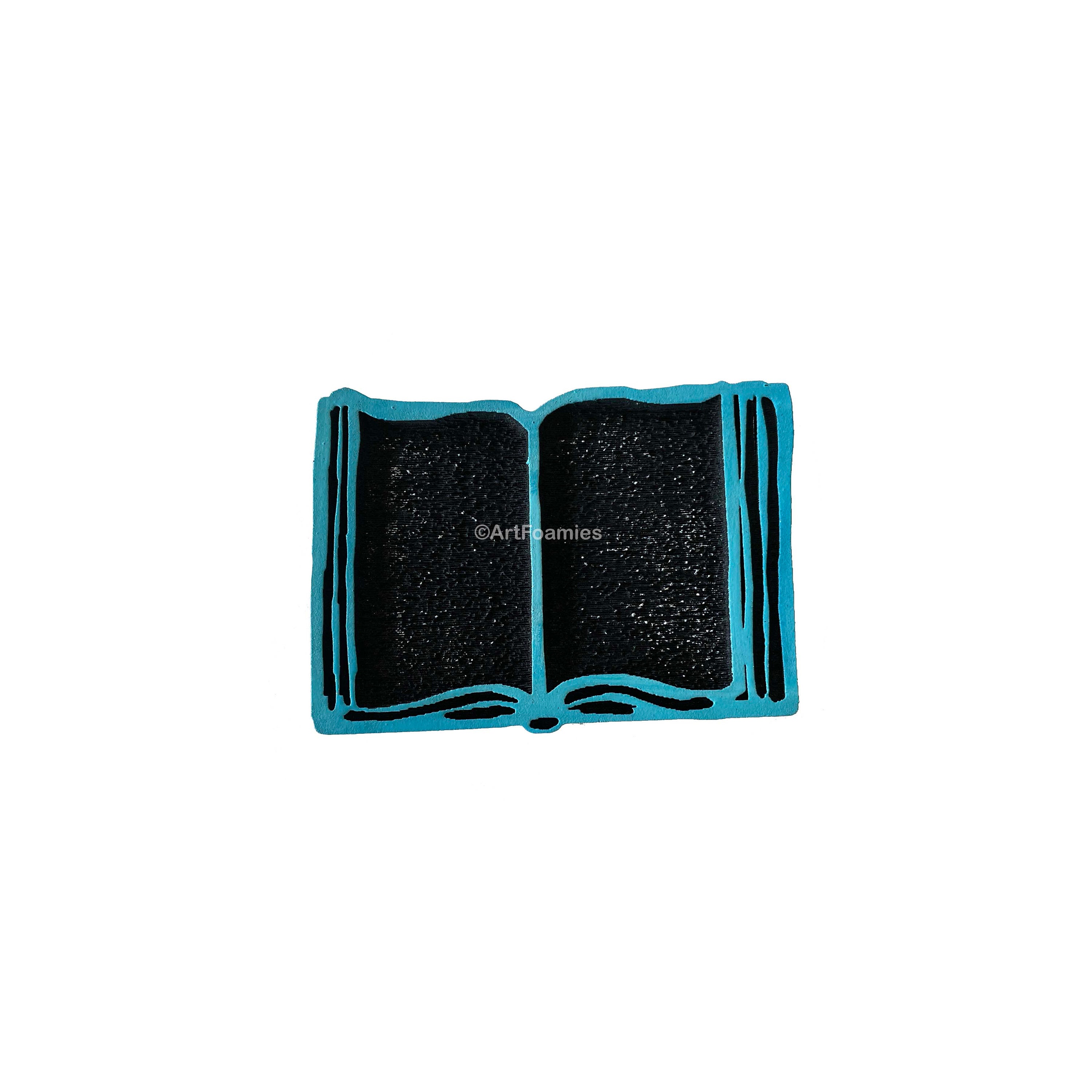Open Book Foam Stamp Designed by Kae Pea - Etsy