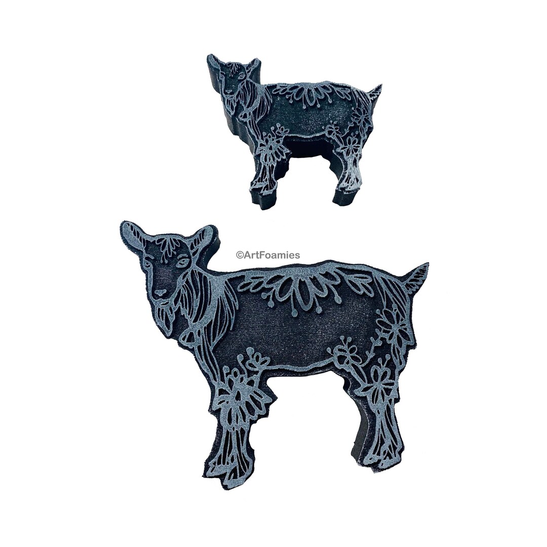 The GOAT - Foam Stamp Designed by Kae Pea - Etsy