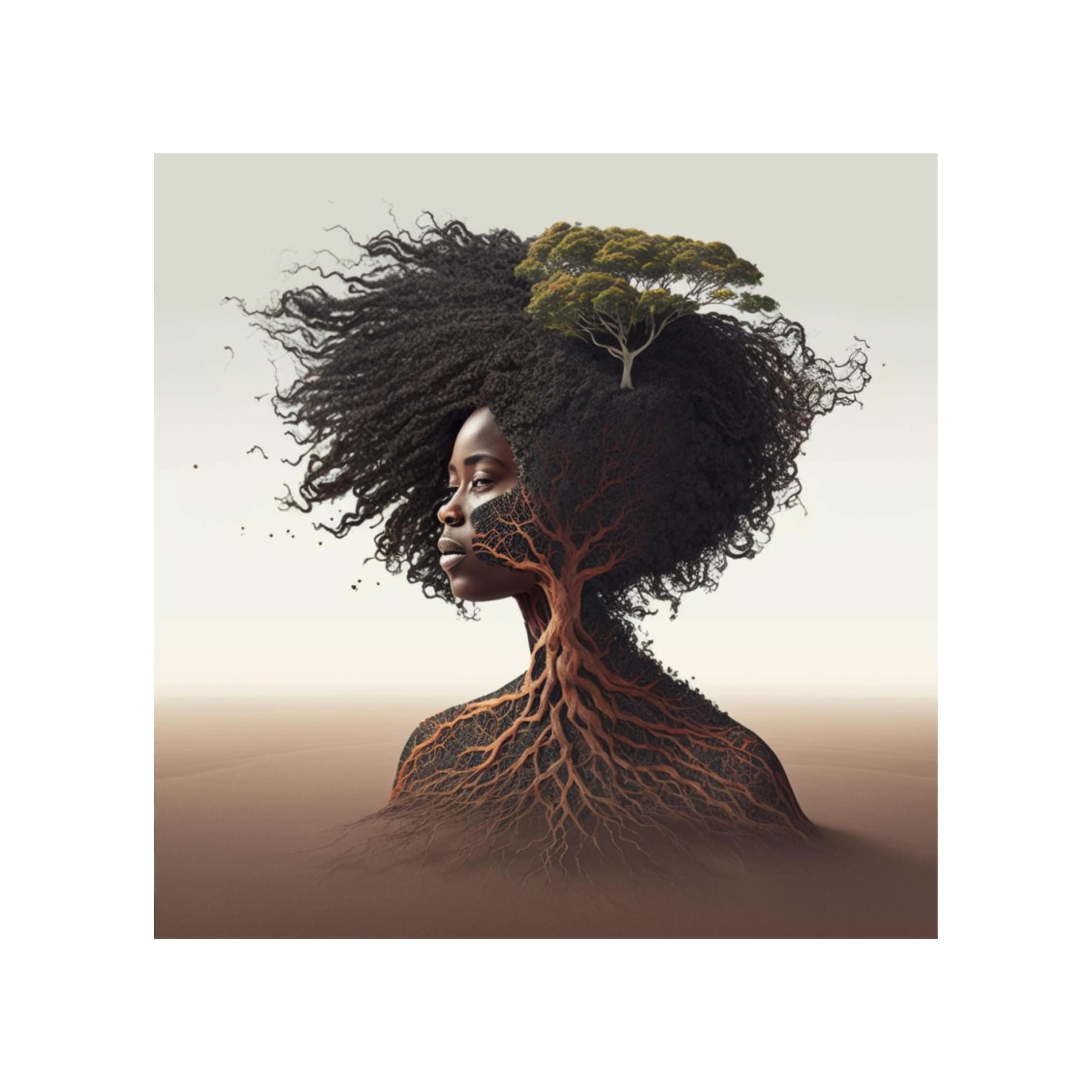 My Roots Run Deep. Digital Download Wall Art Trendy, Black History Wall Art - Etsy