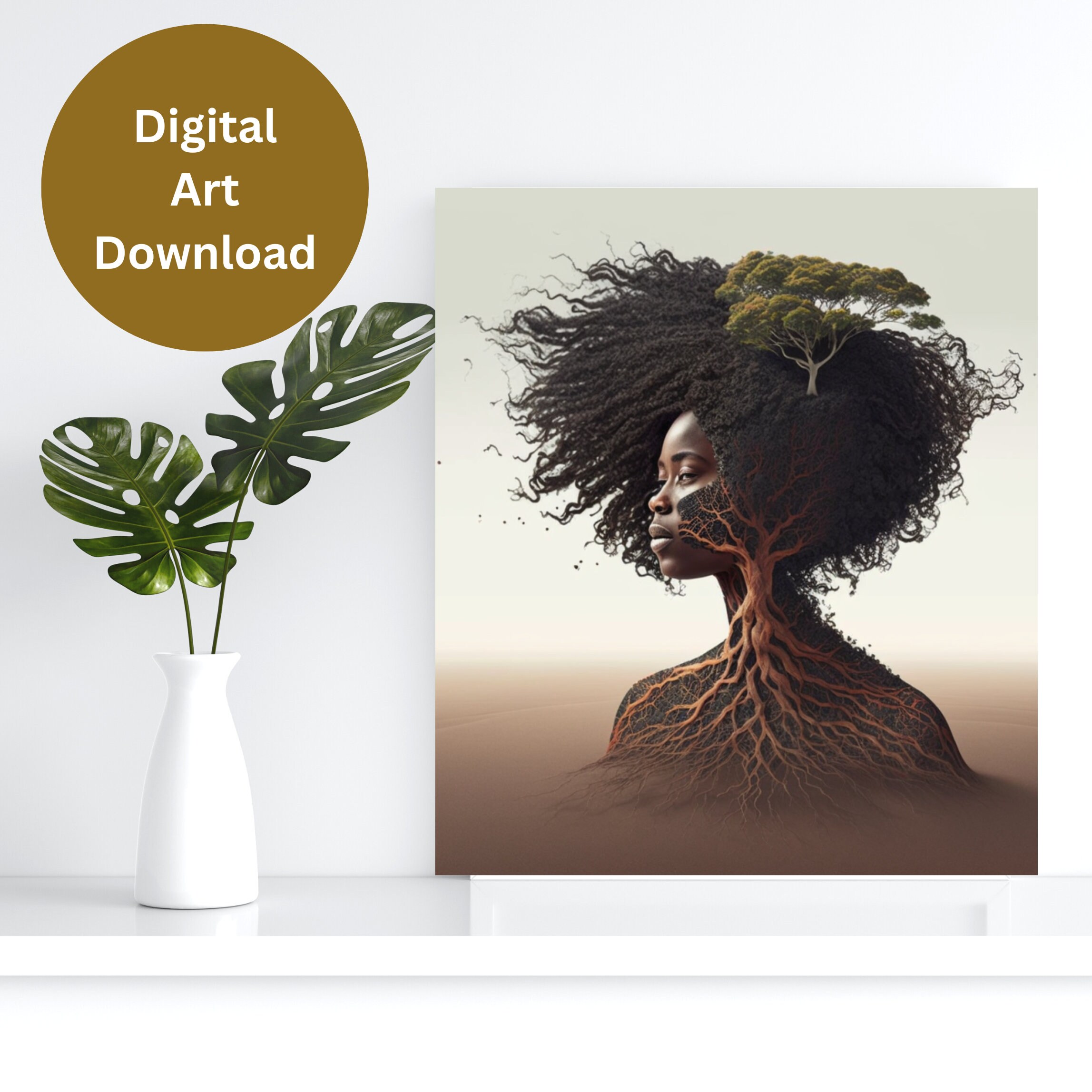 My Roots Run Deep. Digital Download Wall Art Trendy, Black History Wall ...