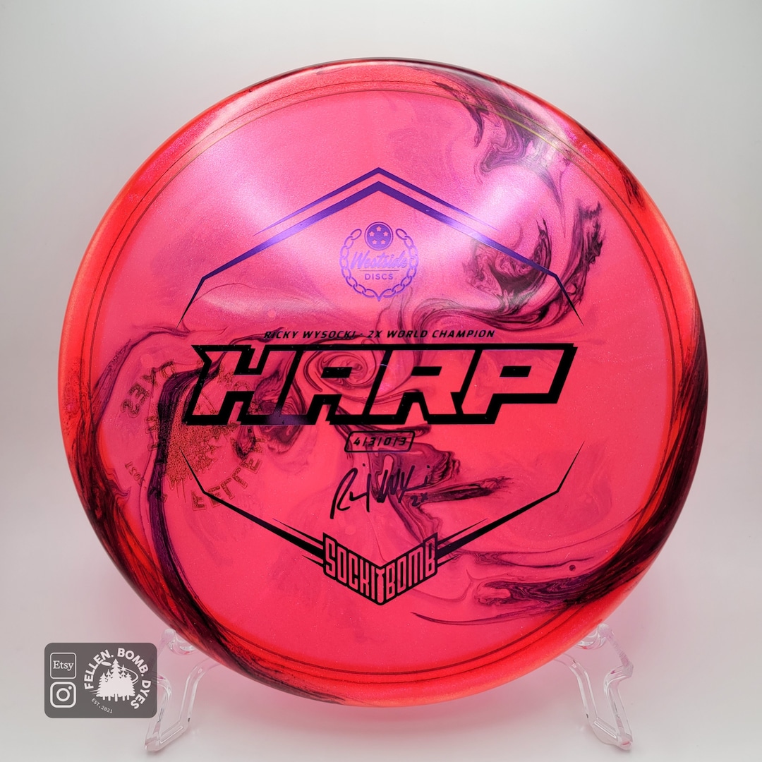 Dynamic Discs Ricky Wysocki VIP Glimmer Harp Approach Disc, 174g - Etsy