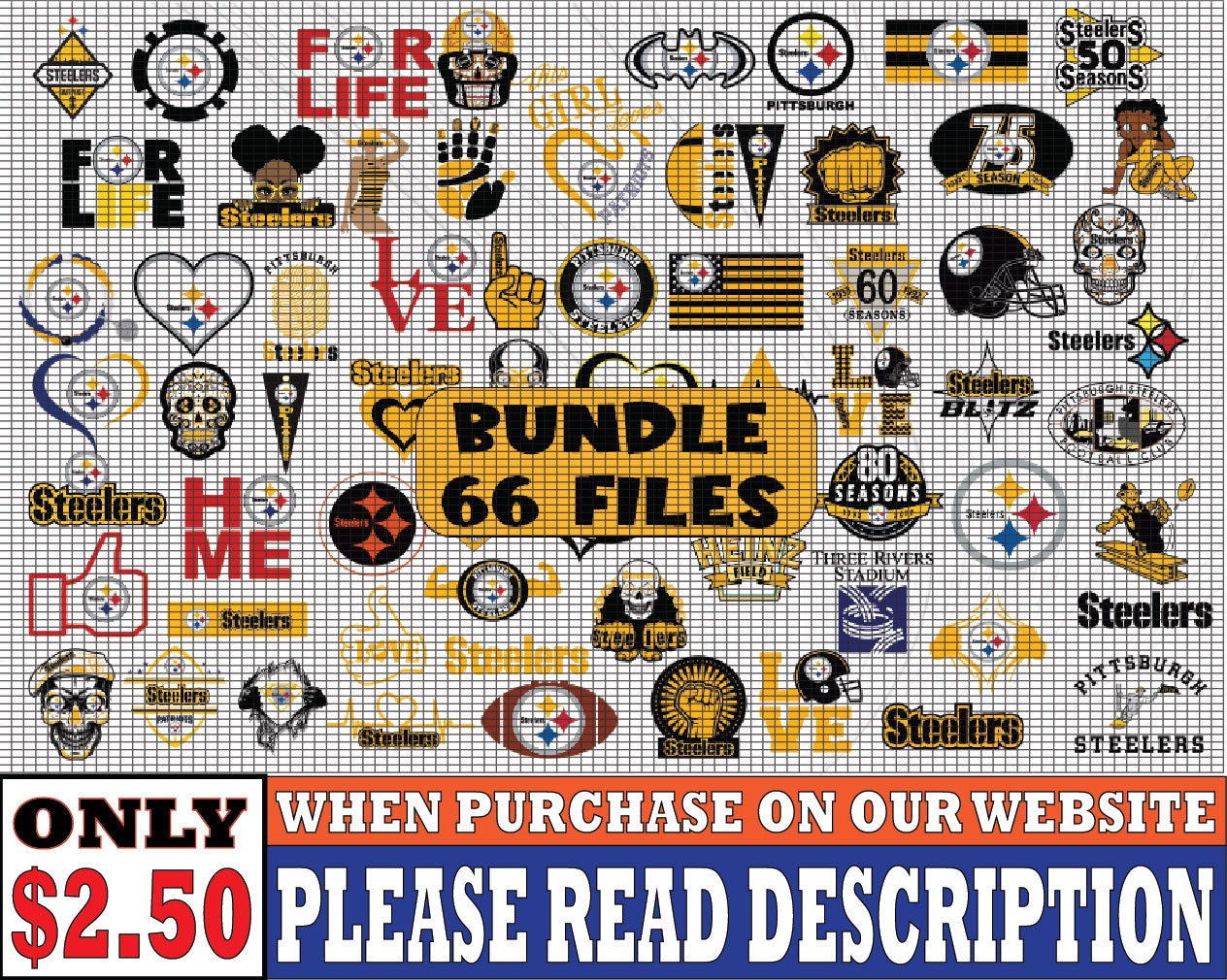 Pittsburgh-steelers-svg Clipart Bundle Cutting File NFL - Etsy