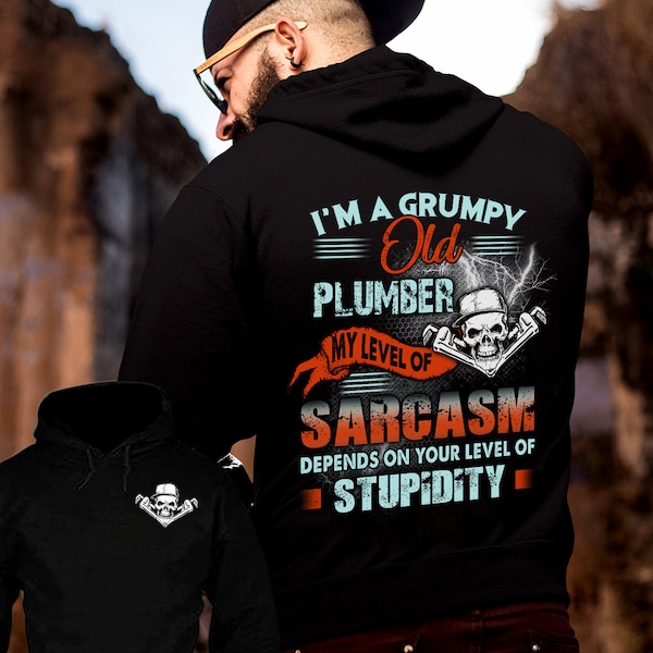 Grumpy Old Man Hoodie - Etsy