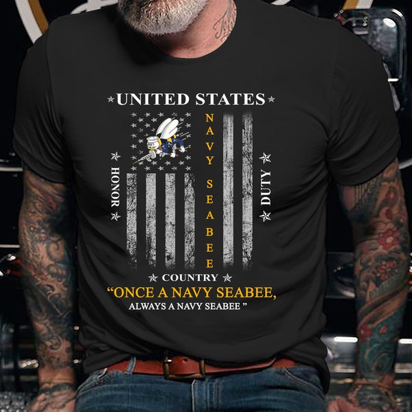 Us Navy Seabees T Shirt - Etsy