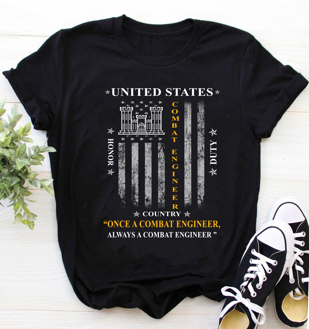 Combat Engineer Shirt / Combat Engineer T-shirt / Combat Engineer ...