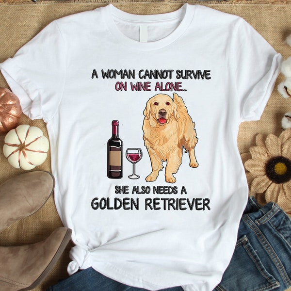 A Woman Cannot Survive on Wine Alone She Also Needs a Dog - Etsy