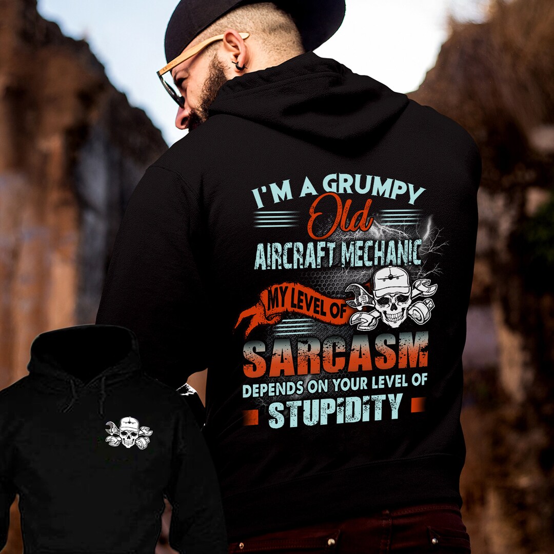 Aircraft Mechanic Hoodie / Aircraft Mechanic Shirt / Aircraft Mechanic ...