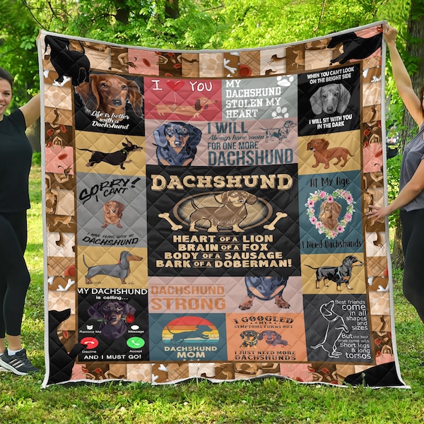 Dachshund Quilt Pattern - Etsy