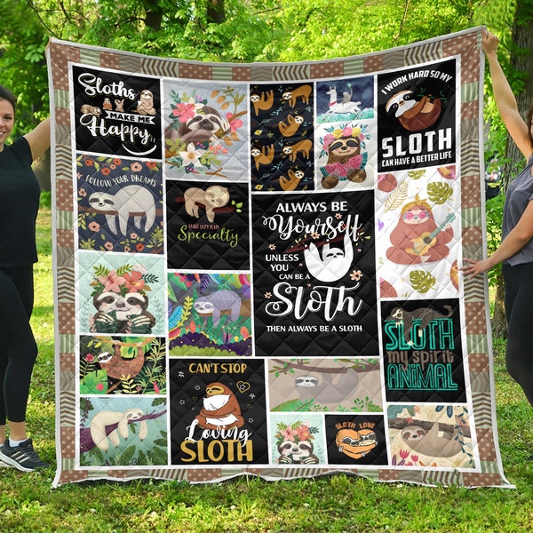 Sloth Quilt Pattern - Etsy