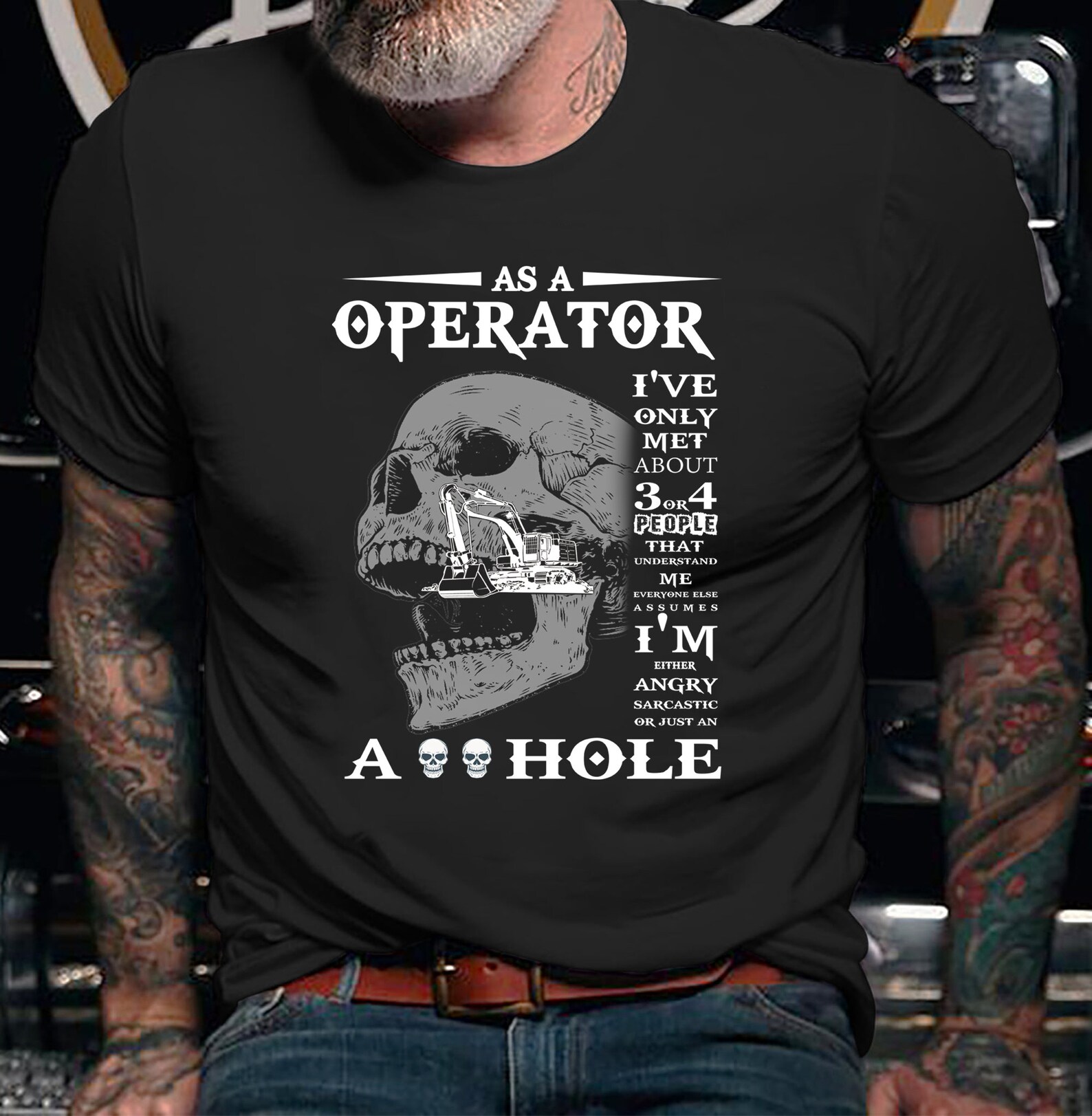 Heavy Equipment Operator Shirt | Heavy Equipment Operator Hoodie ...