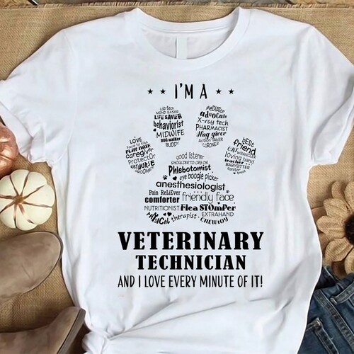 Vet Tech Shirt Veterinarian Technician Tshirt Vet Tech - Etsy