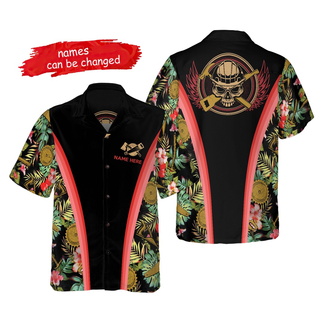 Personalized Carpenter Hawaii Shirt / Carpenter Hawaiian Shirt ...