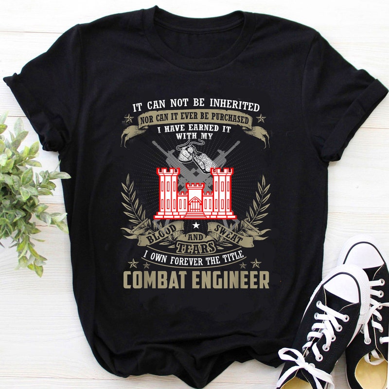 Combat Engineer T Shirts - Etsy