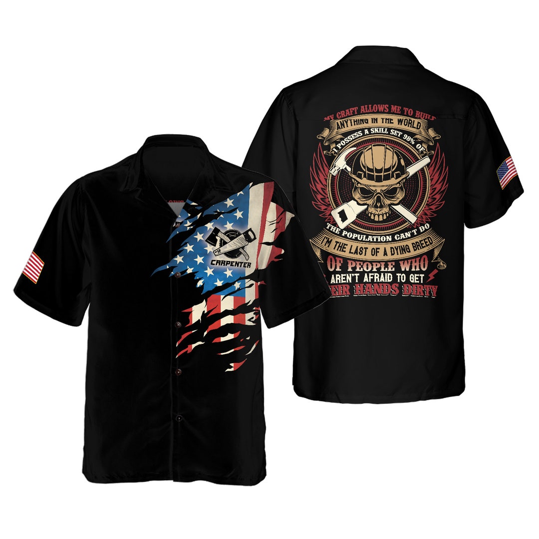 Carpenter Hawaii Shirt / Carpenter Hawaiian Shirt / Carpenter Beach ...