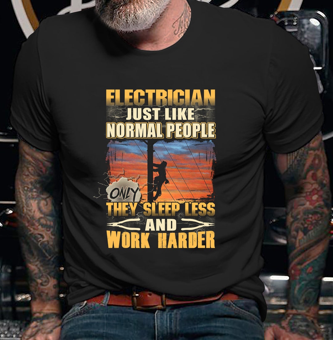 Electrician Shirt / Electrician Hoodie / Electrician T-shirt ...