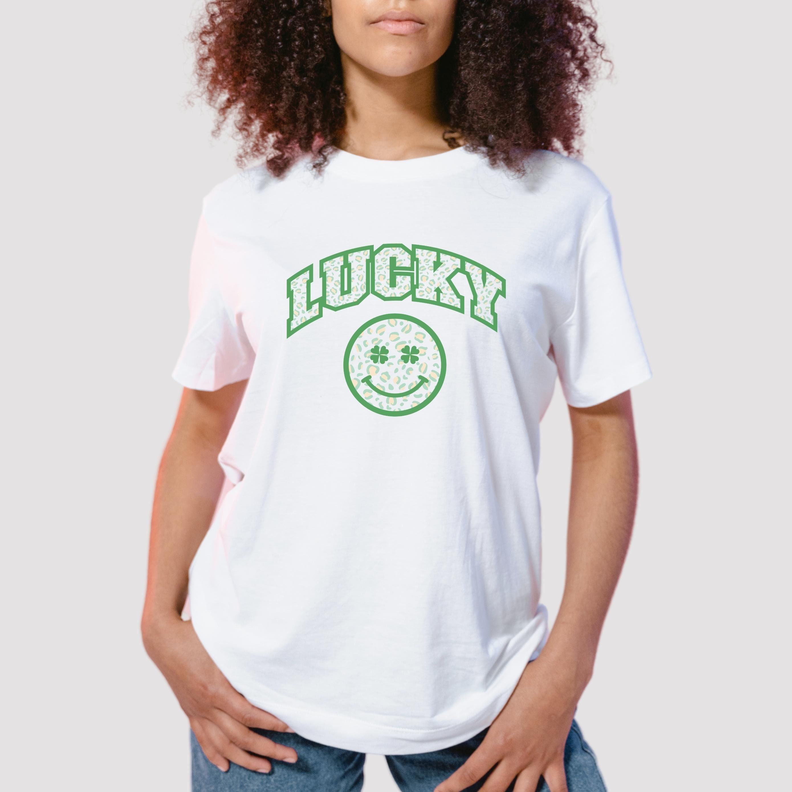 Lucky Svg, Smiley Face Svg, Lucky Smile Svg, St. Patricks Day Svg ...