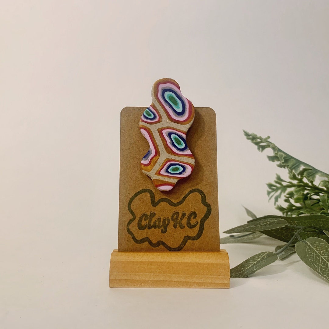 Barrette | Funky Hair Clip | Polymer Clay Hair Clips | Lightweight ...