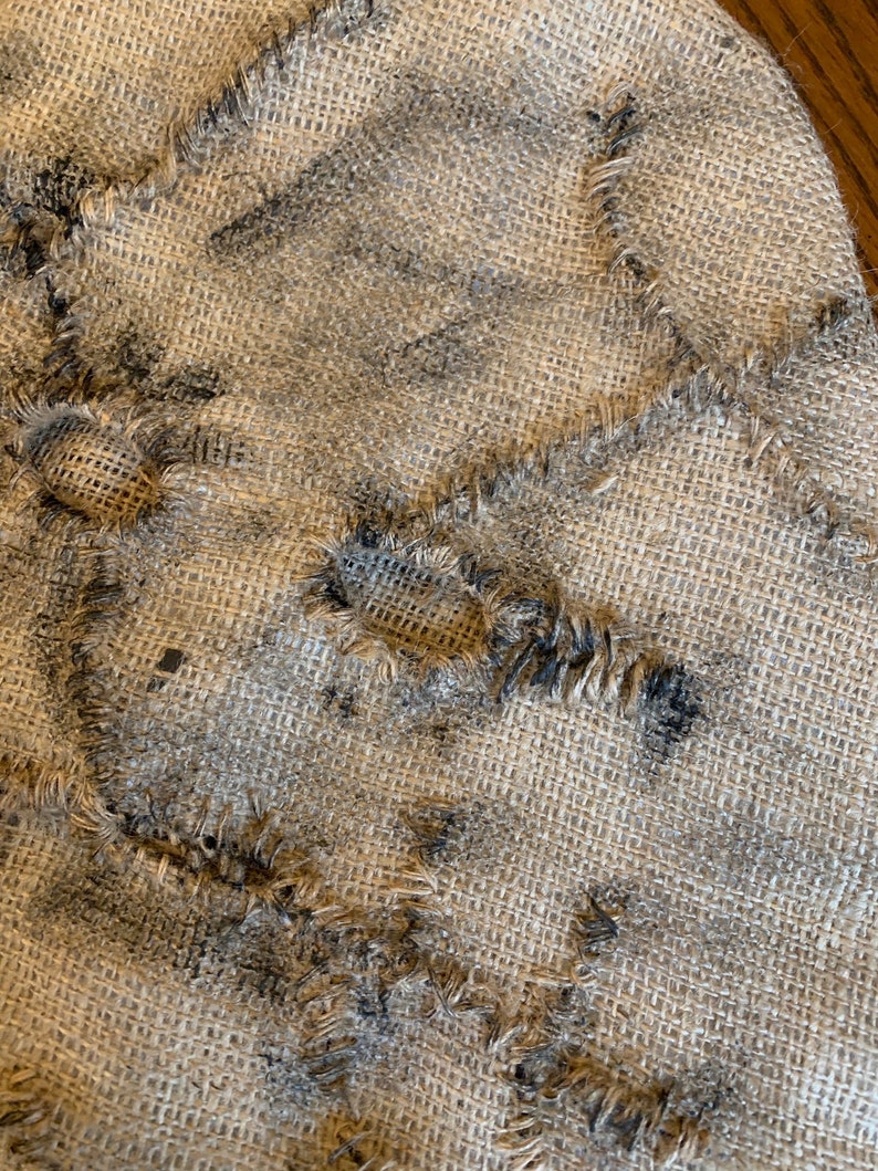 Scarecrow Mask. Handmade Hessian Mask. Superhero Villain Theme FANCY ...