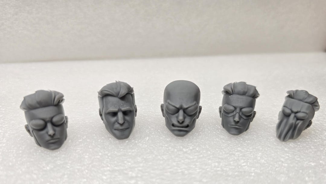 Custom 3d Printed Invincible Heads Set of 5 - Etsy