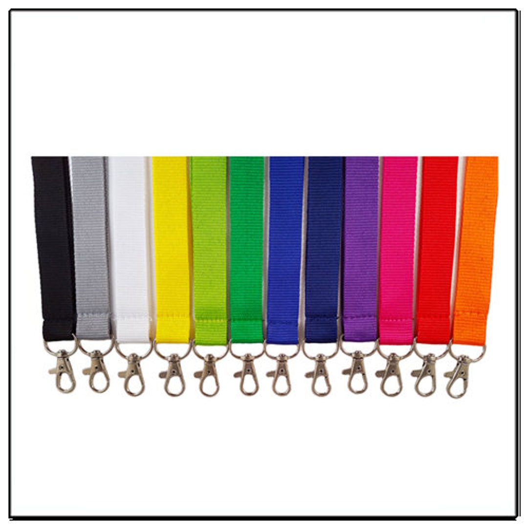 Lanyards | Plain Stock Lanyards (20mm Wide) - Etsy