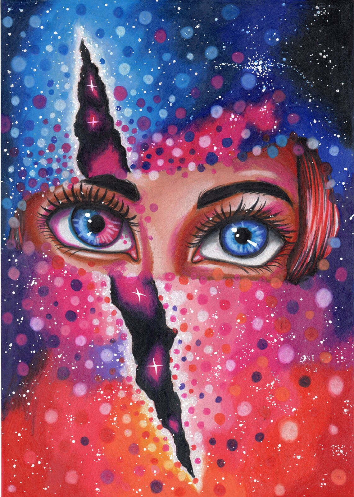 Galaxy Eyes Art Prints - Etsy