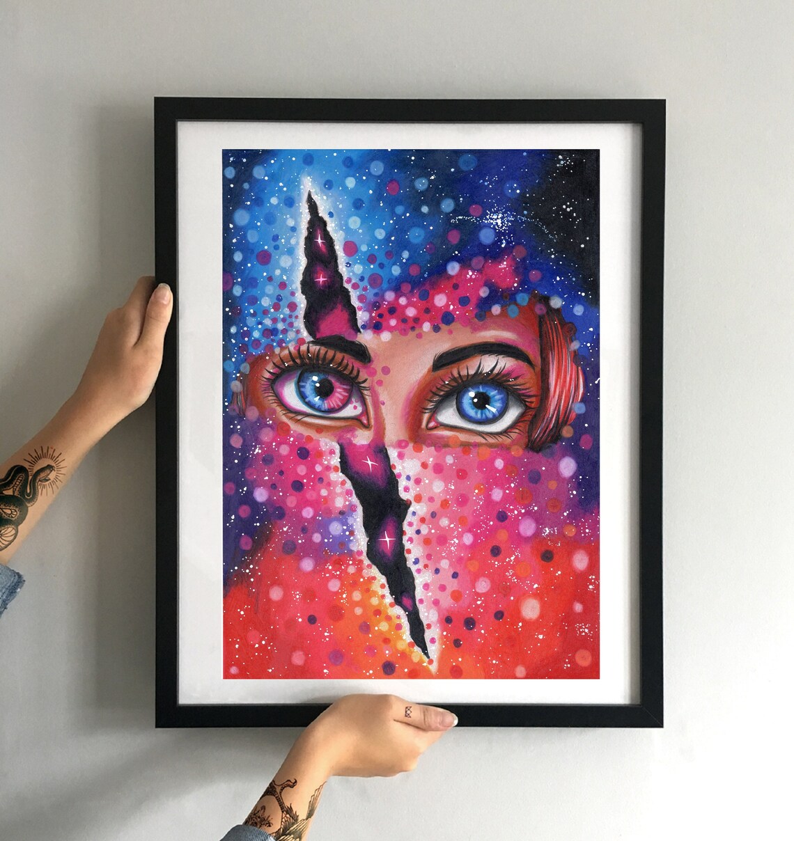 Galaxy Eyes Art Prints - Etsy