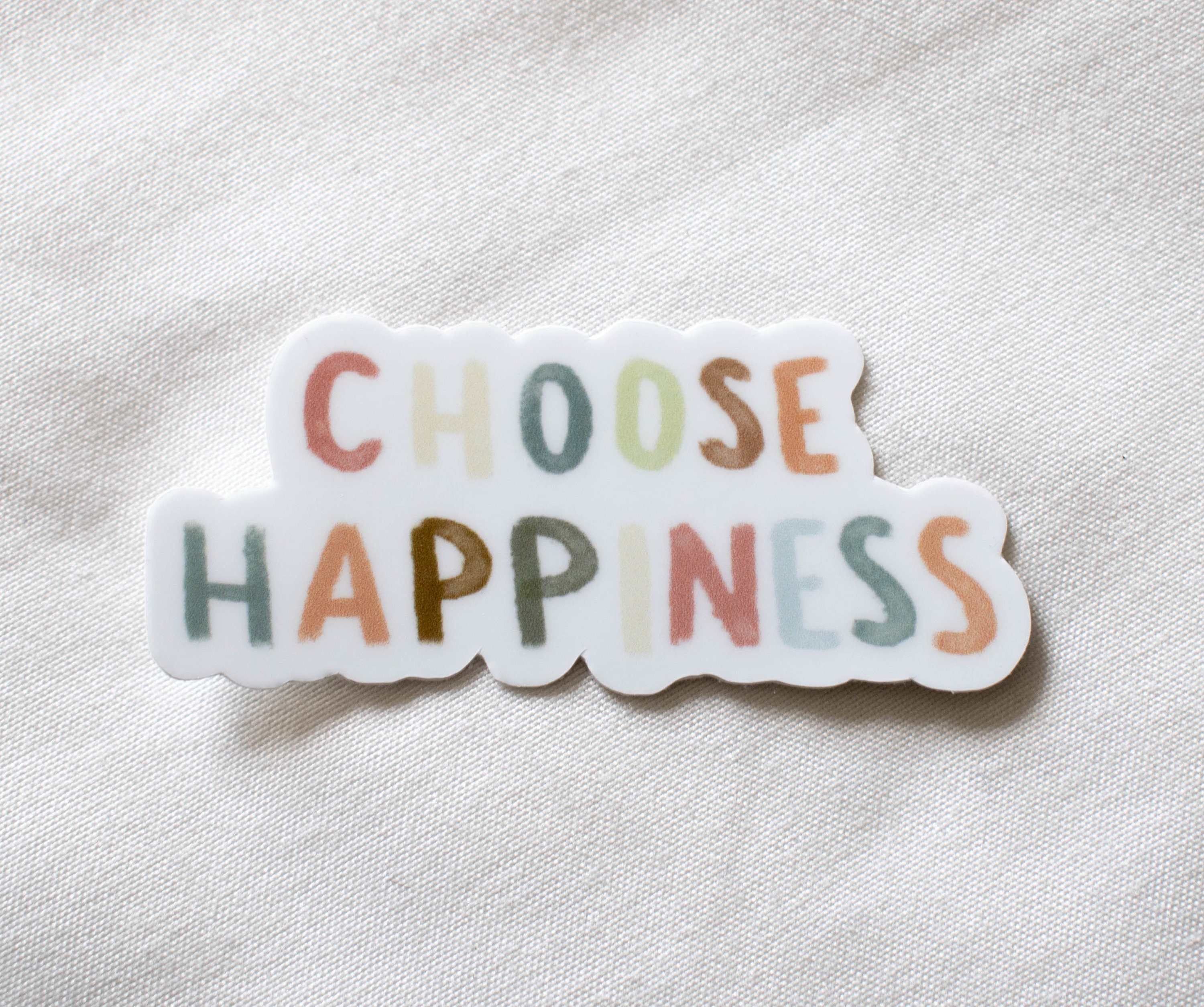 Choose Happiness Sticker Sticker Saying Simple Sticker - Etsy UK